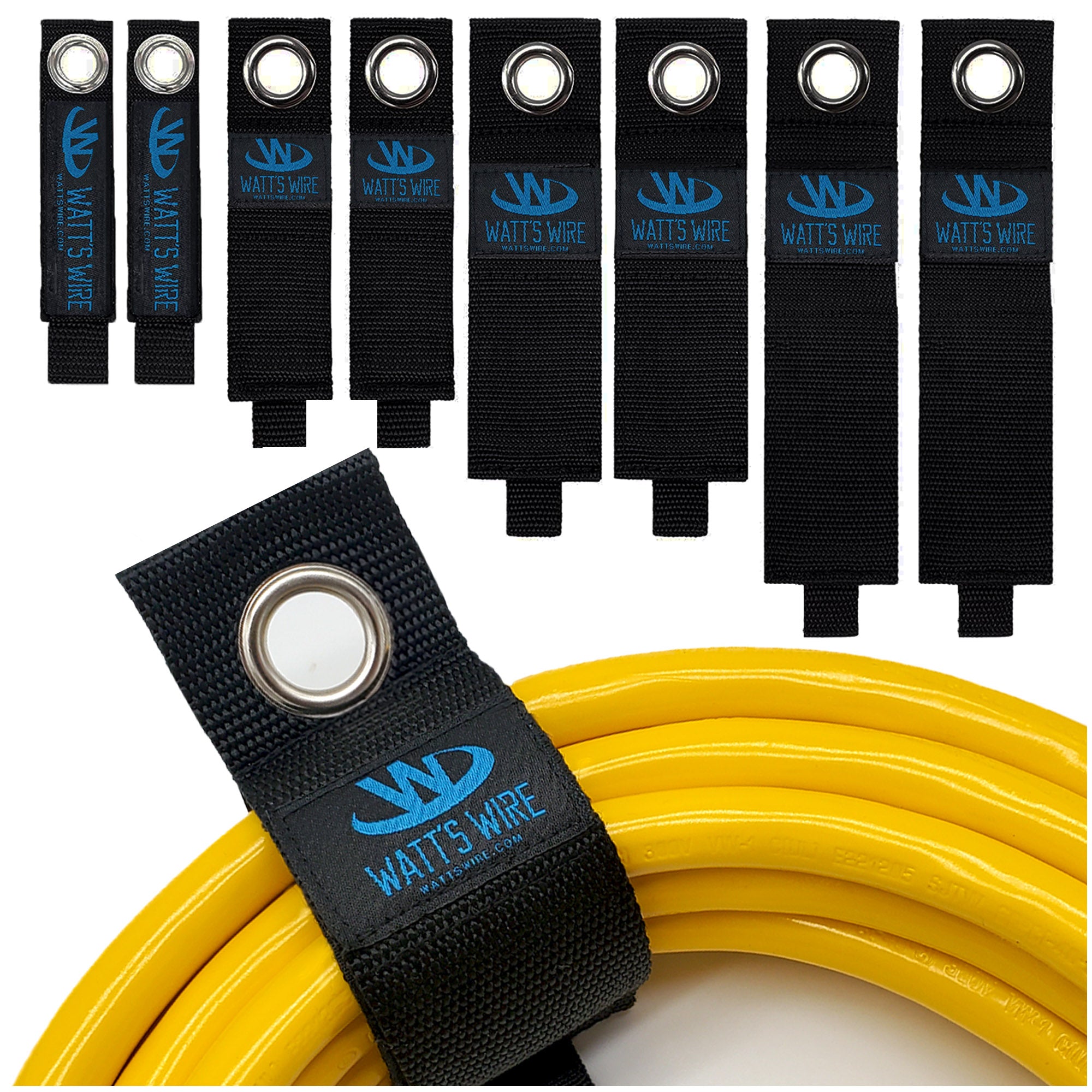 Heavy Duty Storage Straps - 8 Pack: 2 Small, 2 Medium, 2 Large, 2 XL ...
